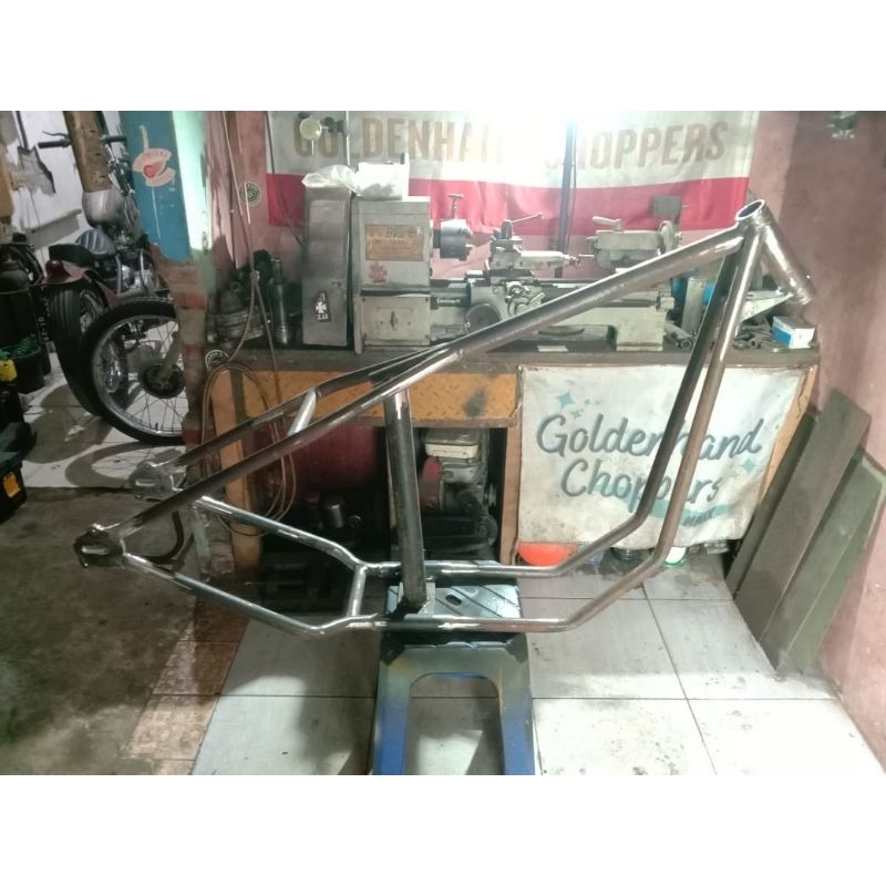 Jual PRE-ORDER Rangka Frame Chopper mesin Scorpio Binter Merzy Tiger ...
