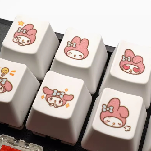 Jual My Melody Keycaps Mechanical Keyboard, keycap keyboard mekanik ...
