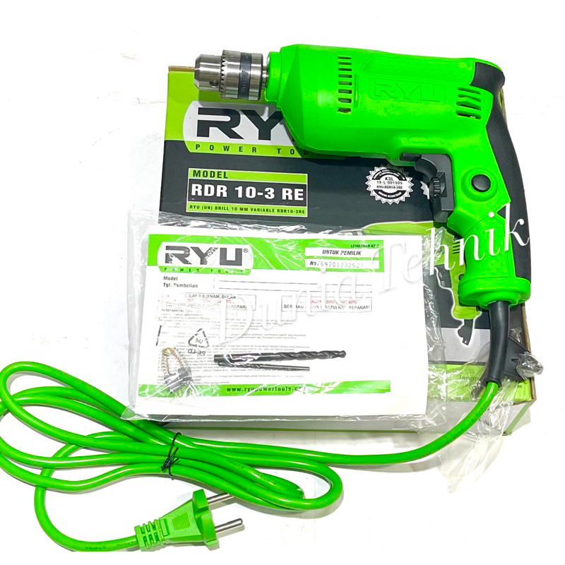 Jual RYU Mesin Bor Listrik RDR 10-3 RE 10 mm Impact Drill Mesin Bor ...