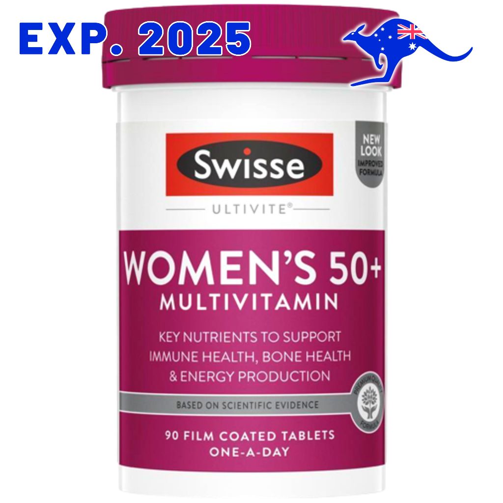 Jual Swisse Men's Ultivite Multivitamin 60 Tablets Men 120 / Women's Women 50+ 50 + 90 Tablet ...