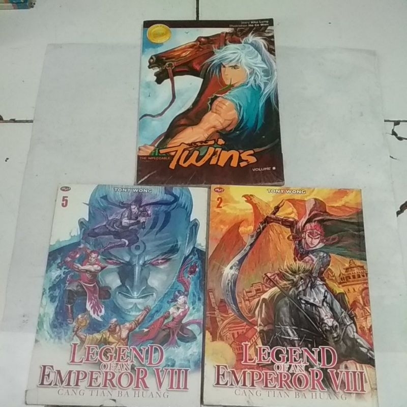 Jual Komik legend of an emperor Vlll cang tian huang tony wong /Story Khu Lung illustrationjo ce ...