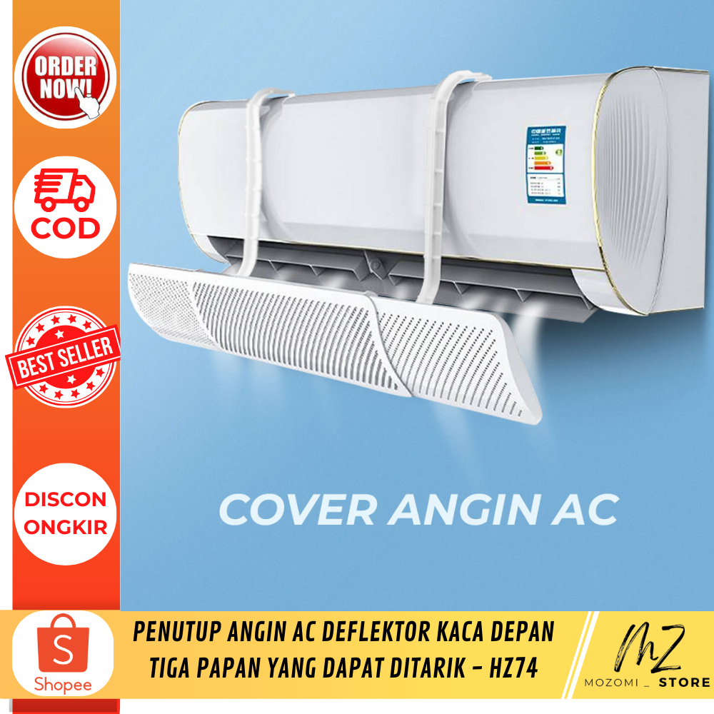 Jual Cover Angin AC Retractable Three Board Windshield Deflector yang ...