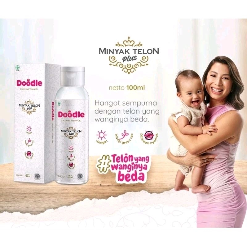 Jual Doodle Exclusive Oil Telon Green Tea 100 ml | Shopee Indonesia