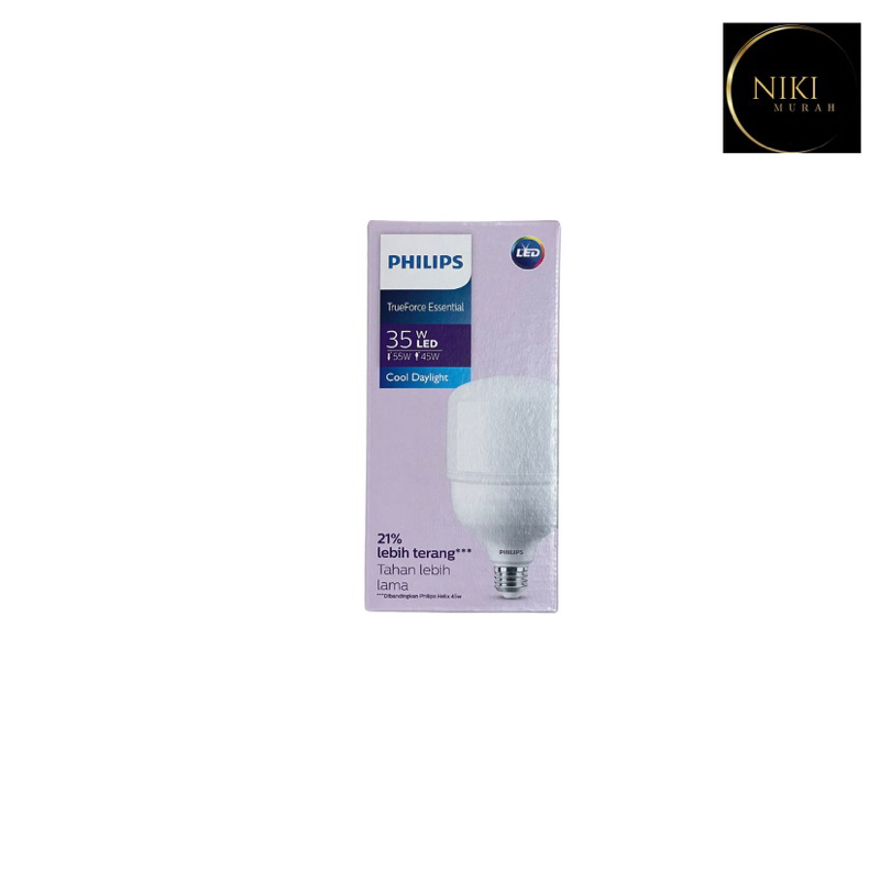 Jual Philips LED Trueforce 35 Watt Putih Lampu Tforce T Force Essential Ess 35Watt Original ...