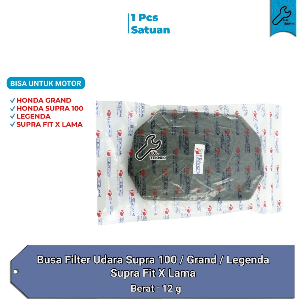 Jual Busa Filter Udara supra 100 / Grand / Legenda / Supra Fit X Lama ...
