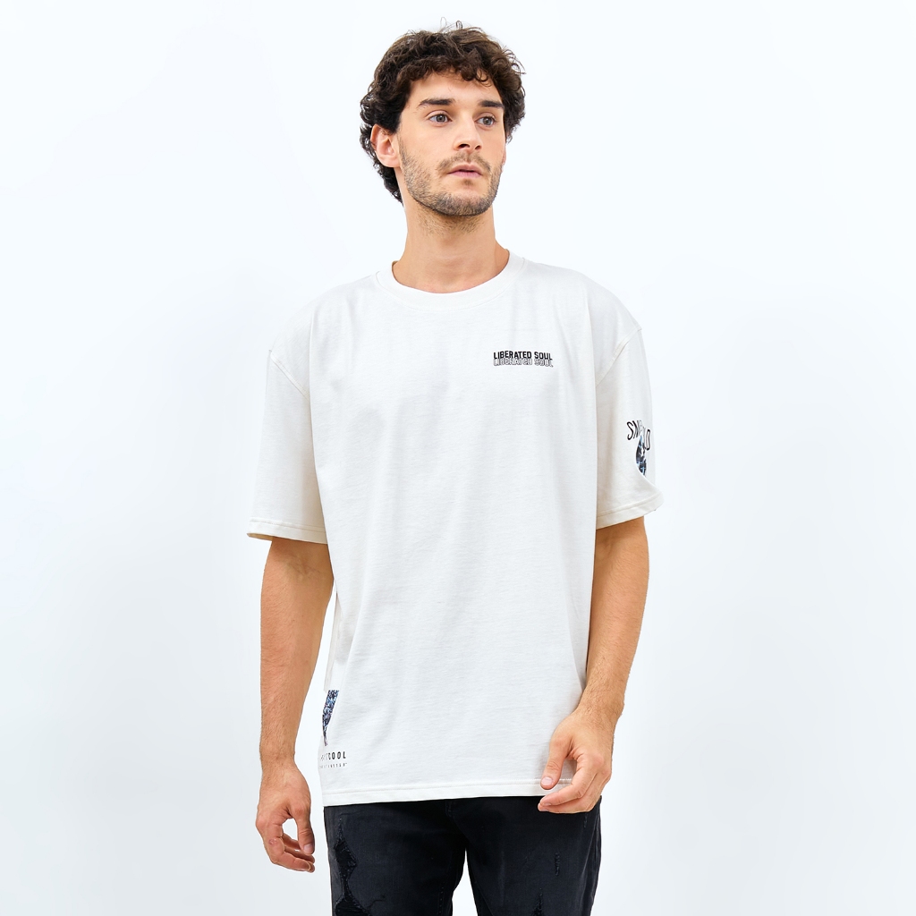 Jual Emba Denim x Smiley World - Buckley Kaos Smiley Oversize Pria ...