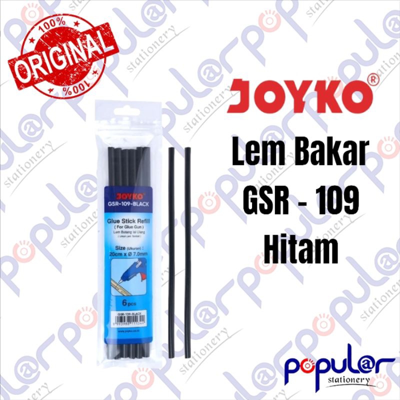 Jual Lem Bakar / Isi Lem Tembak Joyko GSR - 109 Hitam | Shopee Indonesia Jual Lem Bakar / Isi Lem Tembak Joyko GSR - 109 Hitam | Shopee Indonesia