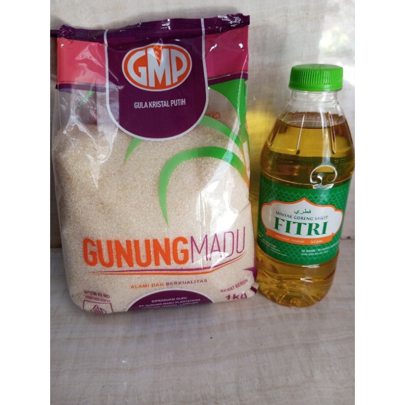 Jual paket sembako gula gmp +minyak fitri | Shopee Indonesia