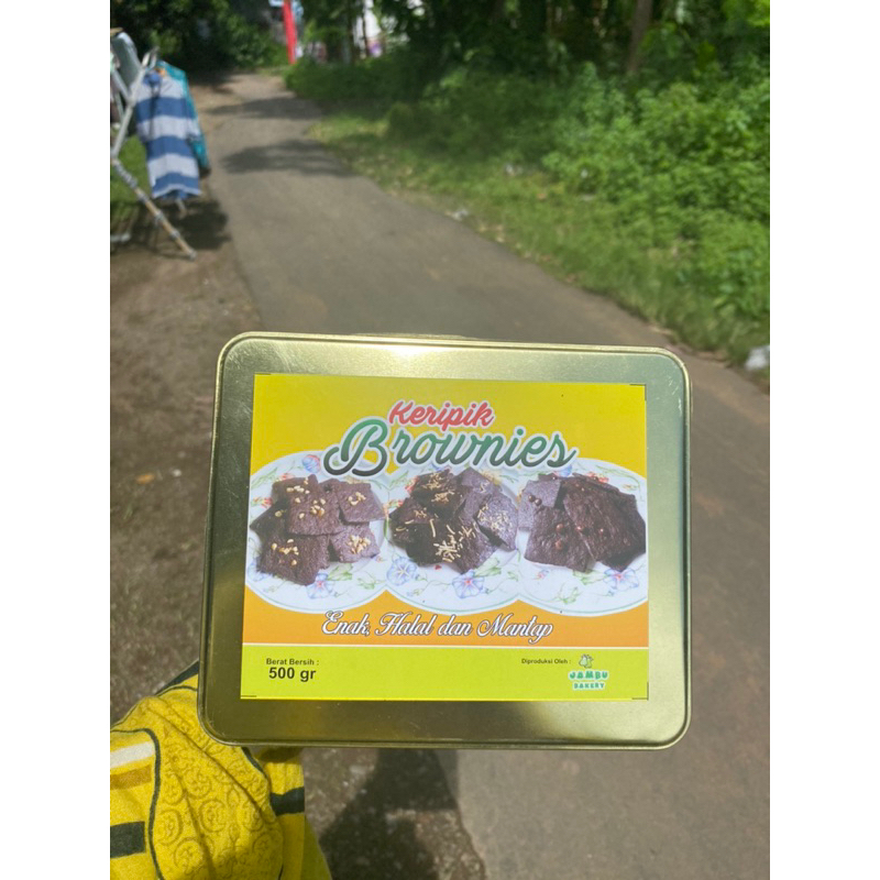 Jual BROWNIES CRISPY kaleng 500 gram | Shopee Indonesia