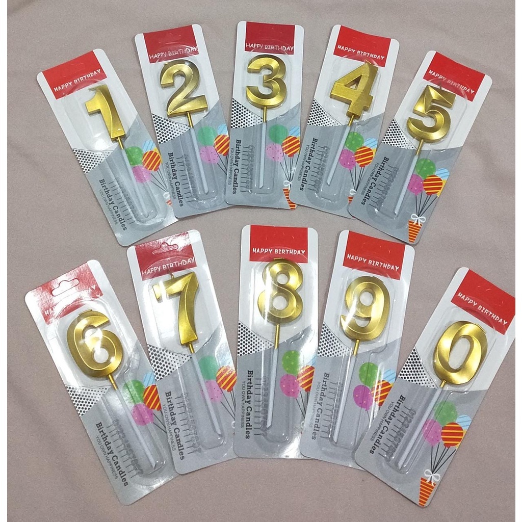 Jual Lilin Angka BESAR Chrome Ulang Tahun | Shopee Indonesia