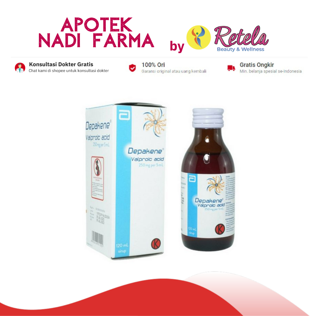 Jual DEPAKENE 250MG SYRUP 120ML | Shopee Indonesia