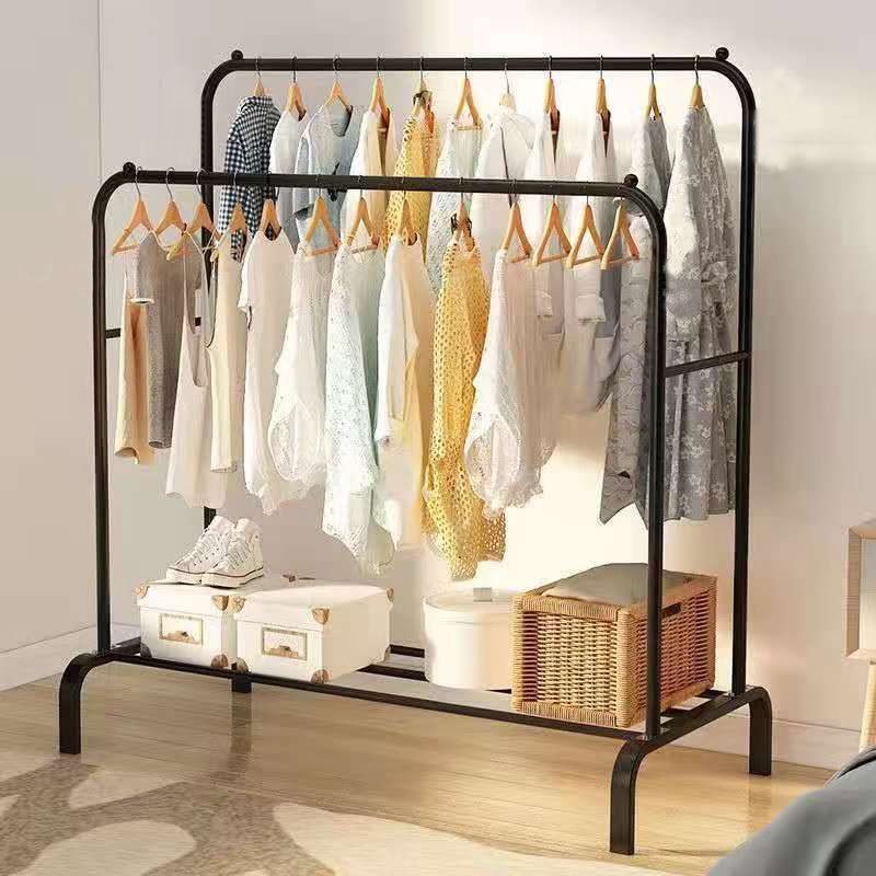 Jual Rak Gantungan Baju Hanger Stand Double Rak Gantungaan Tingkat Rak ...