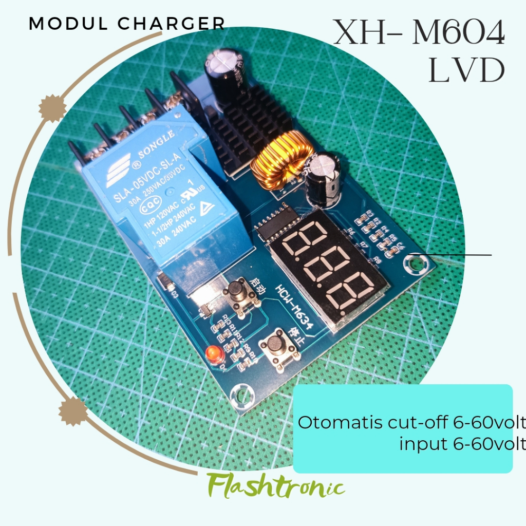 Jual XH-M604 DIGITAL CHARGER BATTERY CONTROLLER MODULE 6-60V DC | Shopee Indonesia