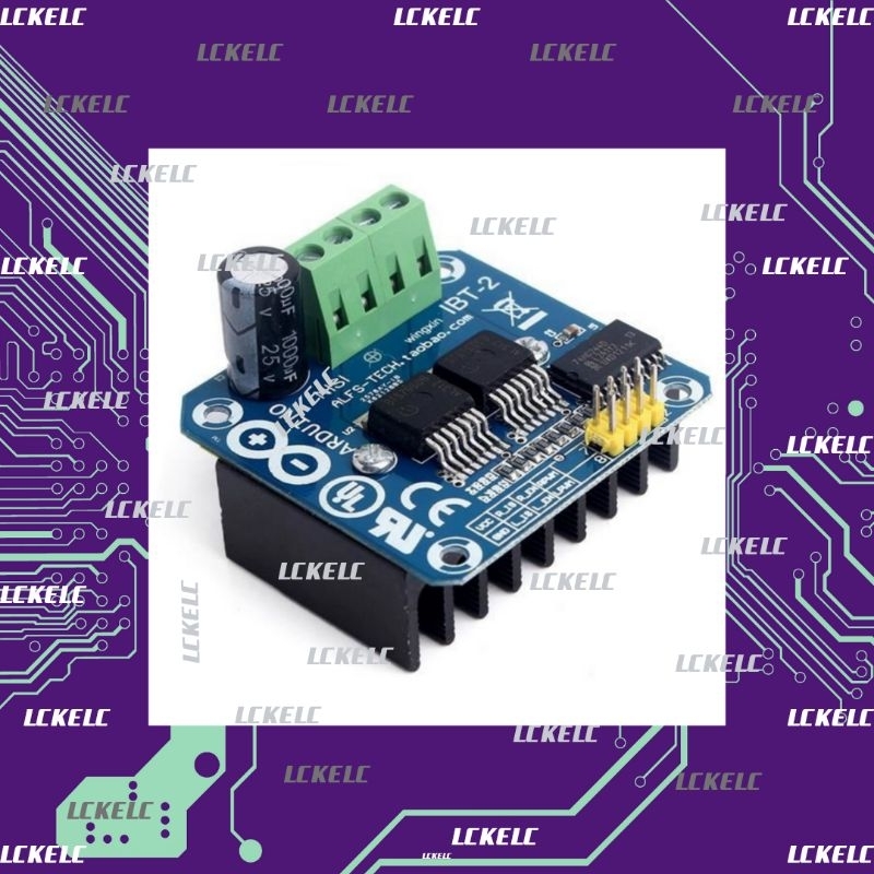 Jual DRIVER MOTOR ARUS TINGGI / HIGH CURRENT MOTOR DRIVER BTS7960 ...