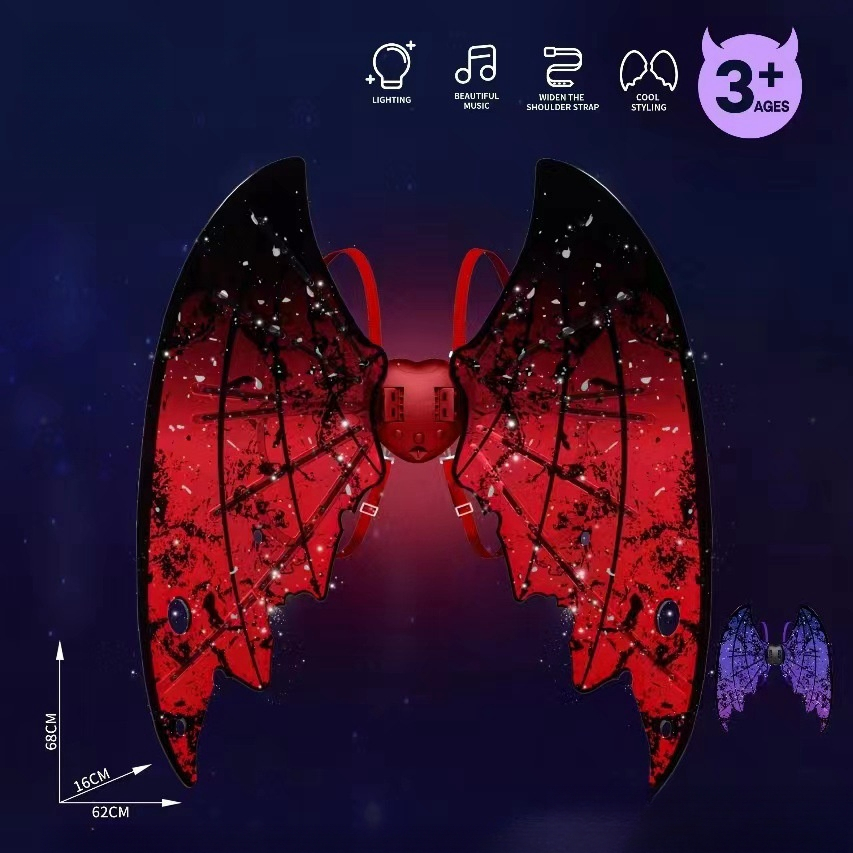 Jual 【READY】Anak Elektronik Kupu-kupu led Simulasi Sayap Malaikat Sayap ...