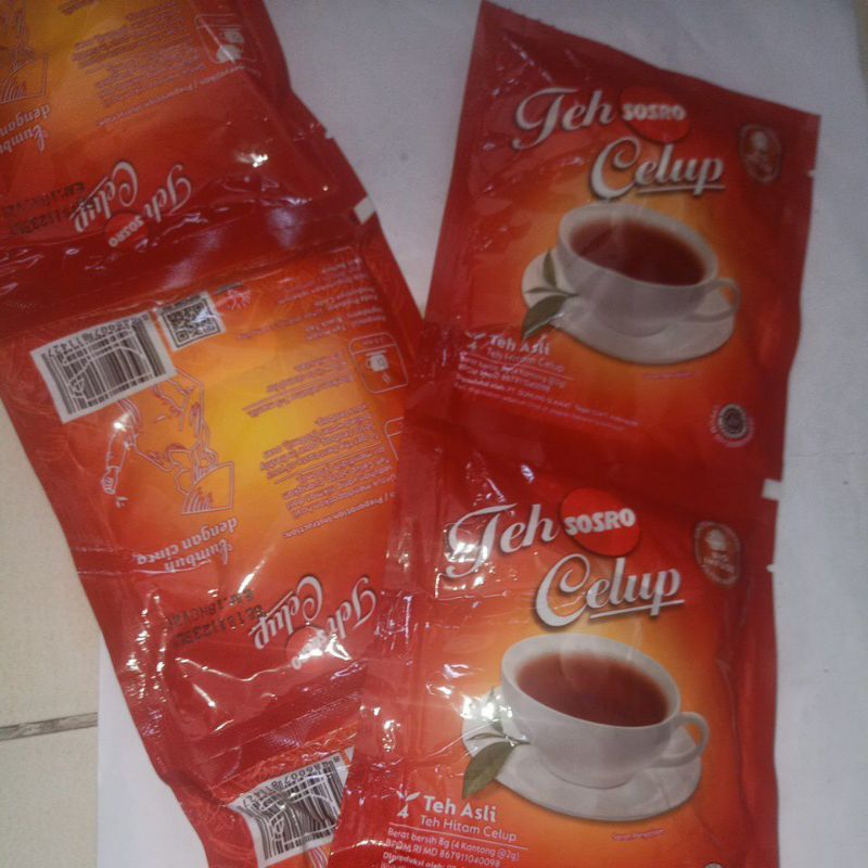 Jual TEH CELUP SOSRO ISI 10 SACHET RENCENGAN | Shopee Indonesia