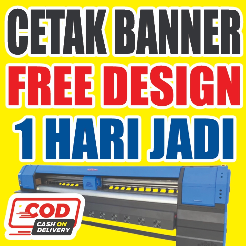 Jual cetak custom banner spanduk mmt baliho 3X1 2X1 1X1 free design ...