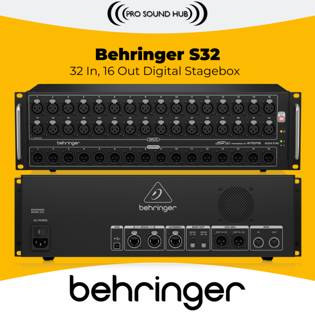 Jual Behringer S32 S-32 S 32 Digital Snake I/O Stagebox 32 Channel X32 M32 | Shopee Indonesia