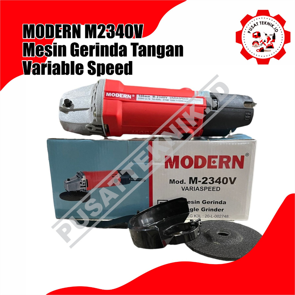 Jual MODERN M2340V GERINDA TANGAN 4 INCH MODERN M 2340 V VARIABLE SPEED ...