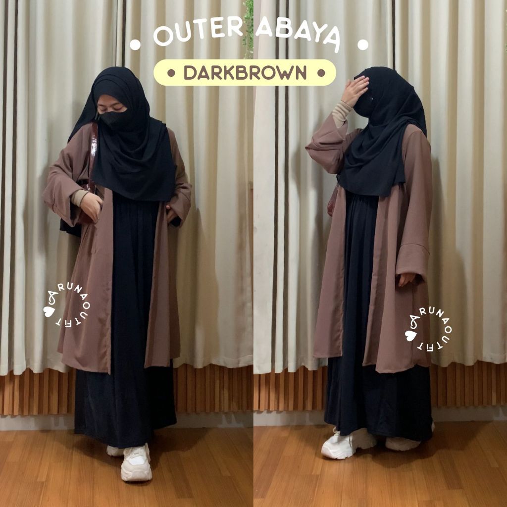 Jual OUTER ABAYA BY ARUNAOUTFIT | Shopee Indonesia