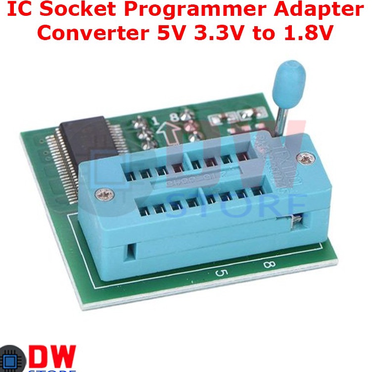 Jual KODE F68I IC SOCKET PROGRAMMER ADAPTER 5V 33V to 18V CONVERTER Flash Bios | Shopee Indonesia