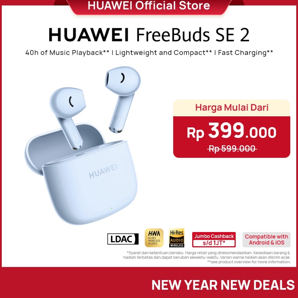 Jual KODE T88G TURUN HARGA VC 15 HUAWEI FreeBuds SE 2 Wireless Earphone ...