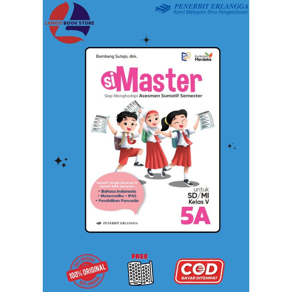 Jual SIMASTER UNTUK SD/MI JL.5A KURIKULUM MERDEKA | Shopee Indonesia