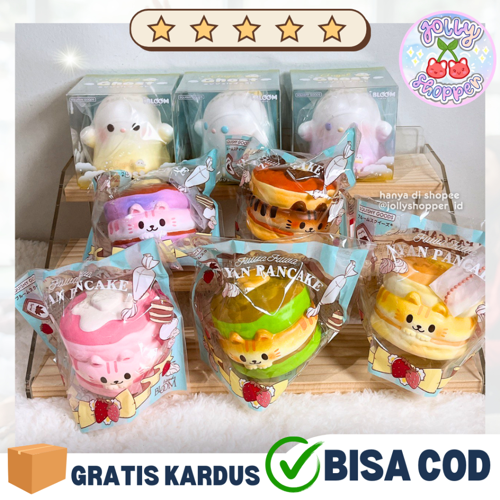 Jual [READY STOCK] iBloom Licensed Fuwafuwa Nyan Pancake / Angel Ghost ...