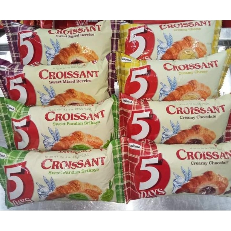 Jual MURAH 1 Dus Roti Croissant 5 Days Isi 40 | Shopee Indonesia
