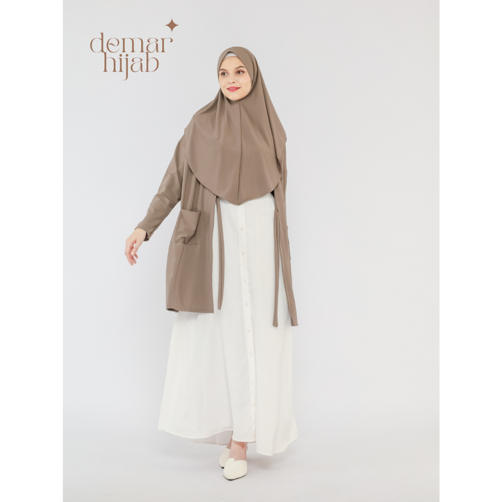 Jual Demar Hijab - Gamila (Hijab Cardigan Instan Jersey Super Premium) | Shopee Indonesia
