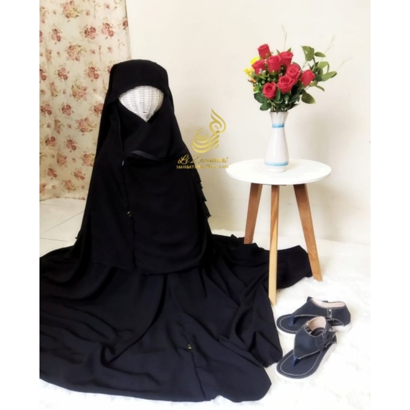 Jual Jilbab Safar Model Cadar Mesir Poni Lizaujaini | Shopee Indonesia
