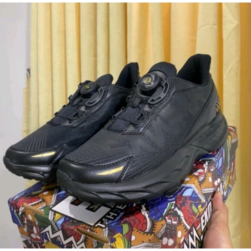 Jual sepatu exduma fullblack original / sepatu exduma | Shopee Indonesia