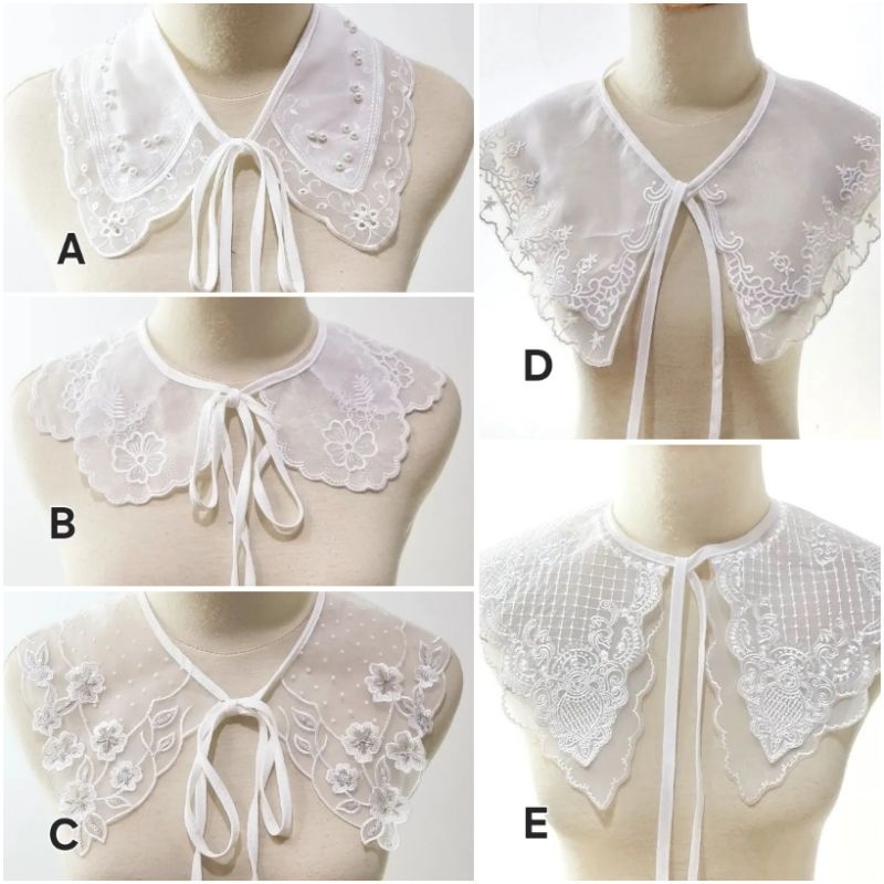 Jual kerah instan dewasa , fake collar import tinggal iket, accesorirs ...