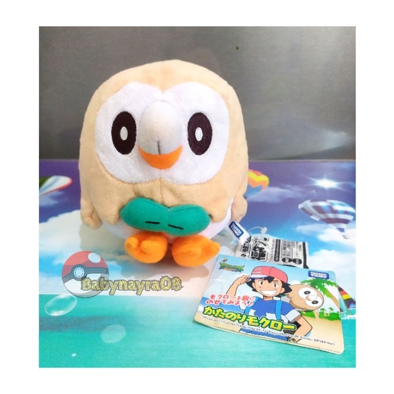Jual Boneka Pokemon Rowlet Shoulder Clip Attach Plush Takara Tomy New Tag | Shopee Indonesia