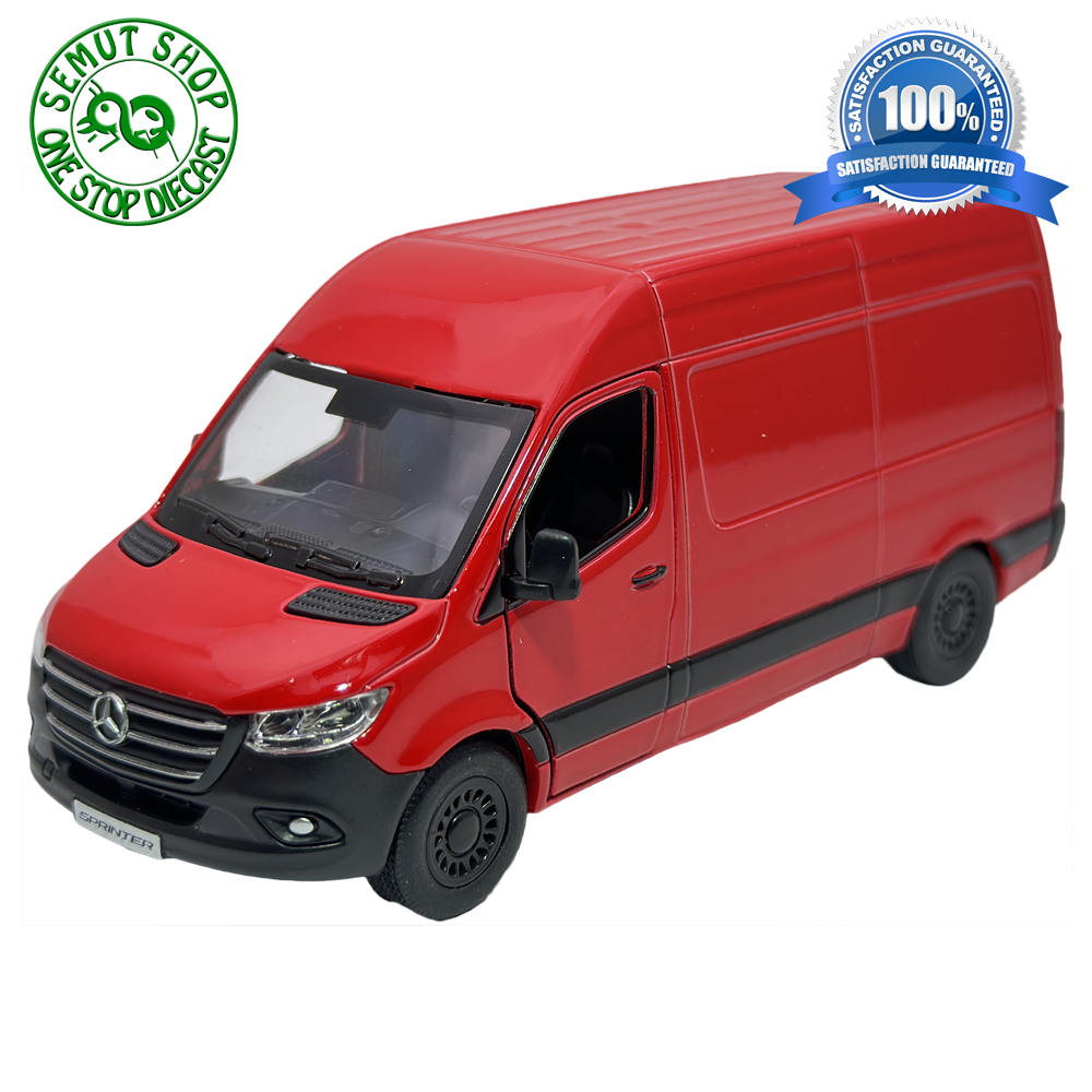Jual Kinsmart Mercedes-Benz Sprinter miniatur mobil Van Mercedes Benz ...