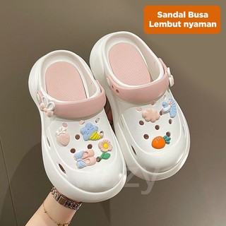 Jual Muzy Sendal Baim Wanita Sandal Jelly Baim Wedges Wanita Sendal ...