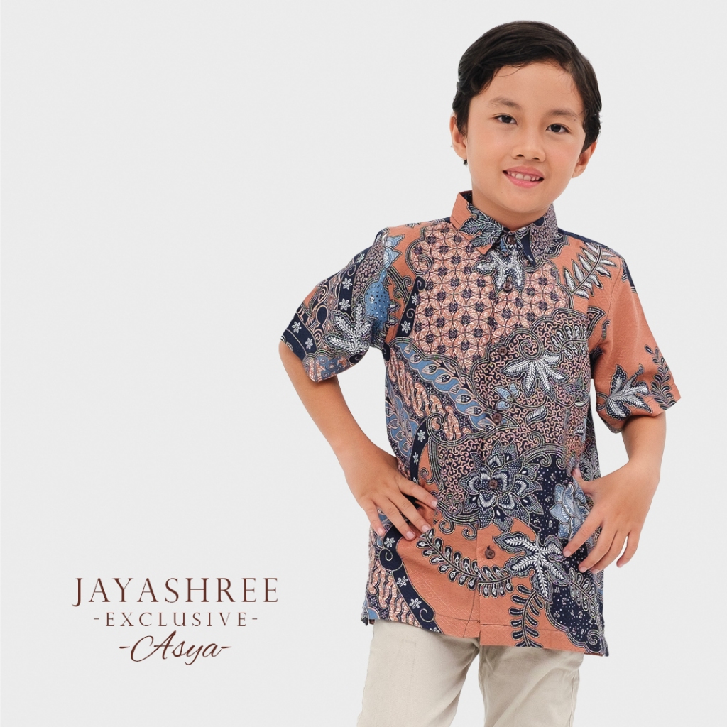 Jual JAYASHREE - Exclusive Kids Asya - Kemeja Batik Anak | Shopee Indonesia