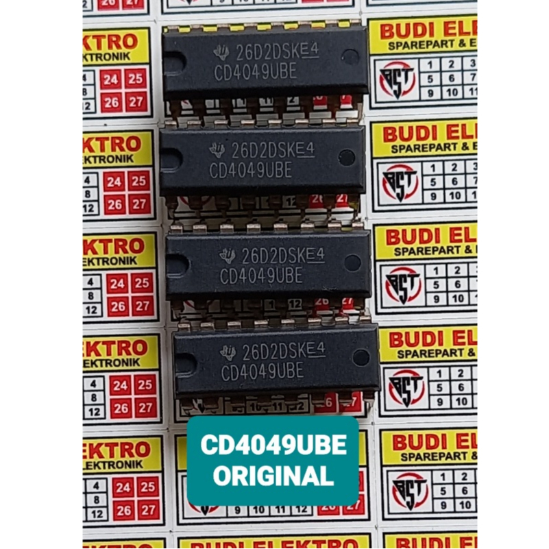 Jual CD4049 TEXAS ORIGINAL CD4049UBE | Shopee Indonesia