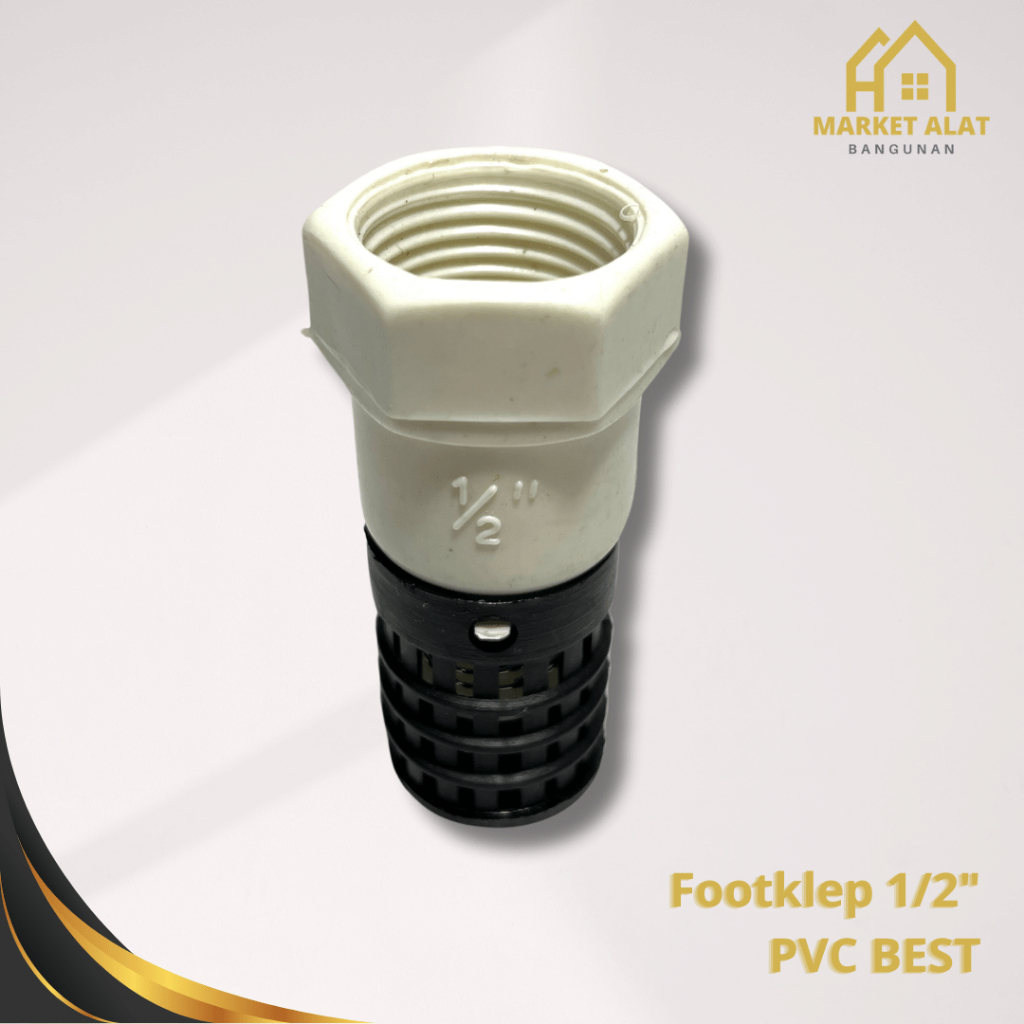 Jual Foot Klep 1/2” PVC Kecil BEST / Footklep Saringan Air Bawah 1/2 ...