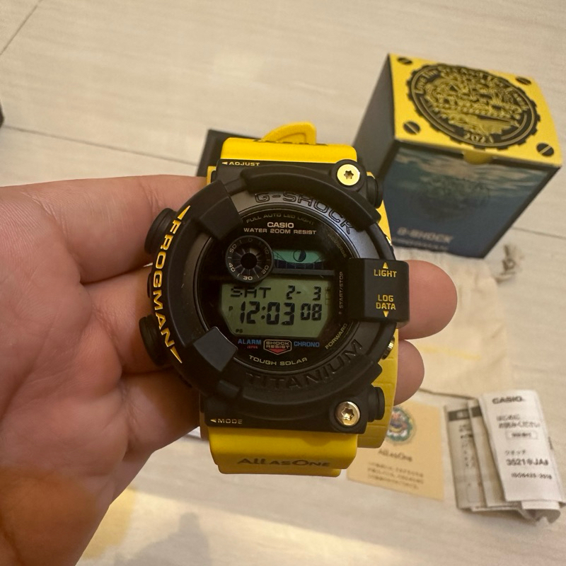 Jual Casio G-Shock Frogman Titanium GW-8200K-9JR / GW8200 / GW8200K ...