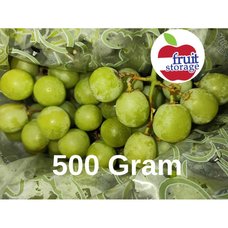 Jual Anggur Hijau tanpa biji Seedless Import buah Shine Muscat impor ...