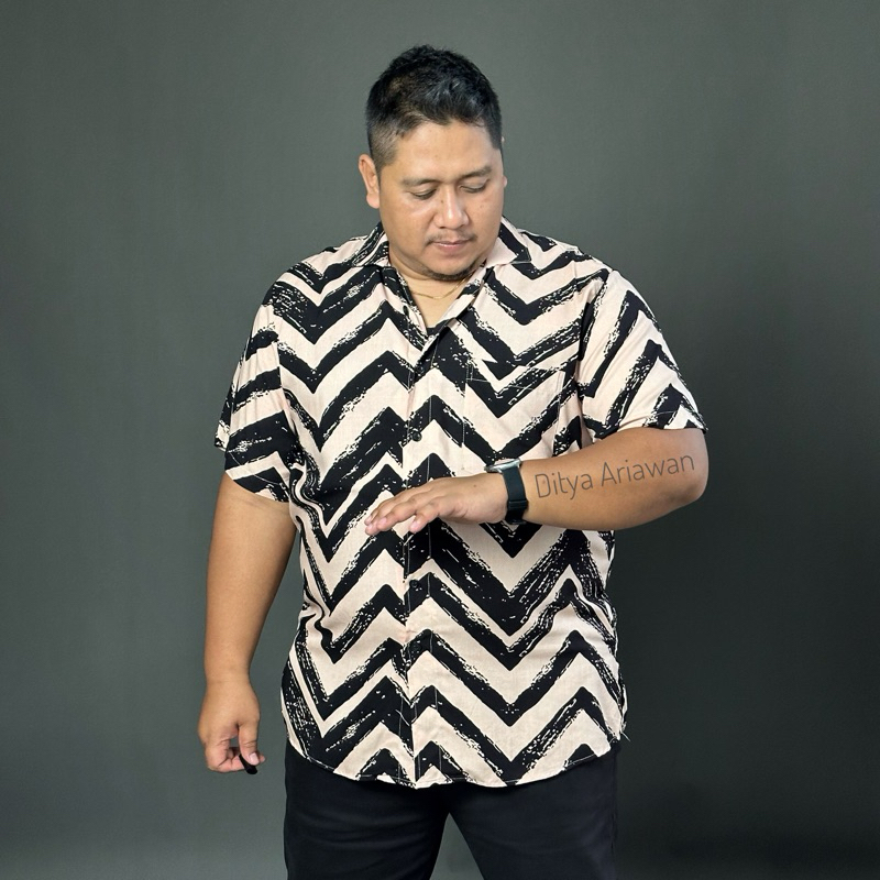 Jual Kemeja Rayon Jumbo Bigsize Kemeja Pantai Casual Oversize | Shopee ...