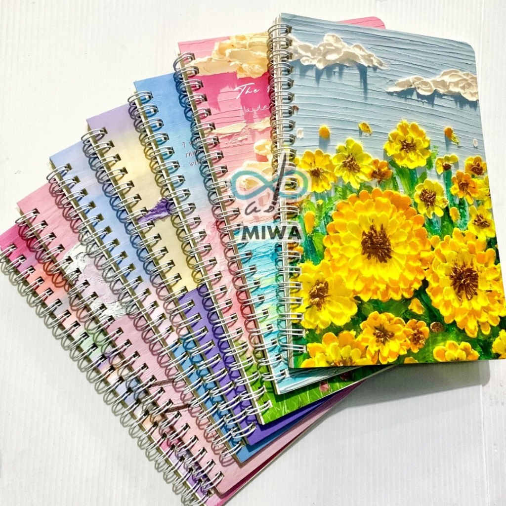 Jual Note Book A5 Aesthetic 2D Painting Design | Buku Catatan Diary ...