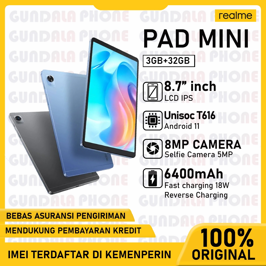 Jual realme Pad Mini 3/32GB - Garansi resmi | Shopee Indonesia