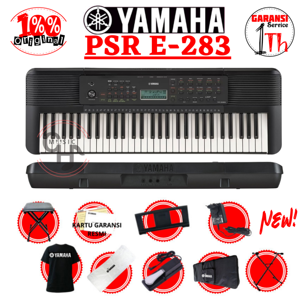 Jual Yamaha PSR-E283 Keyboard Yamaha Psr E-283 Portable Keyboard New ...