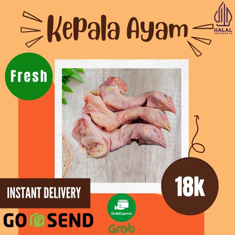 Jual Kepala Ayam / Kepala Ayam Fresh (Chicken Head) 1kg | Shopee Indonesia