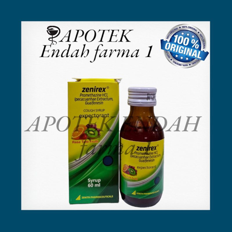 Jual ZENIREX SIRUP 60ML obat batuk | Shopee Indonesia