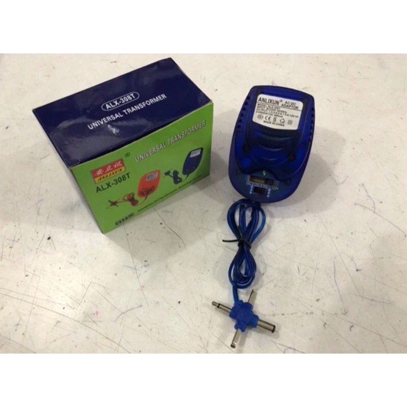 Jual Adaptor 500mA 1.5v,3v,4.5v,6v,7.5v,9v & 12v ( Multi output DC ) | Shopee Indonesia