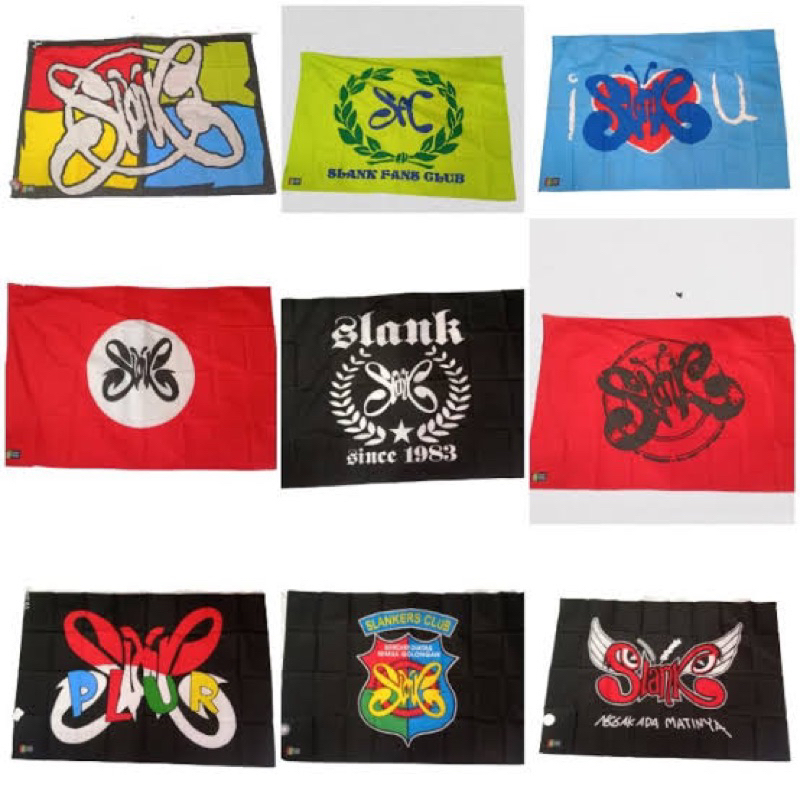 Jual BENDERA SLANK CUSTOM ( Free tulisan tambahan ) | Shopee Indonesia