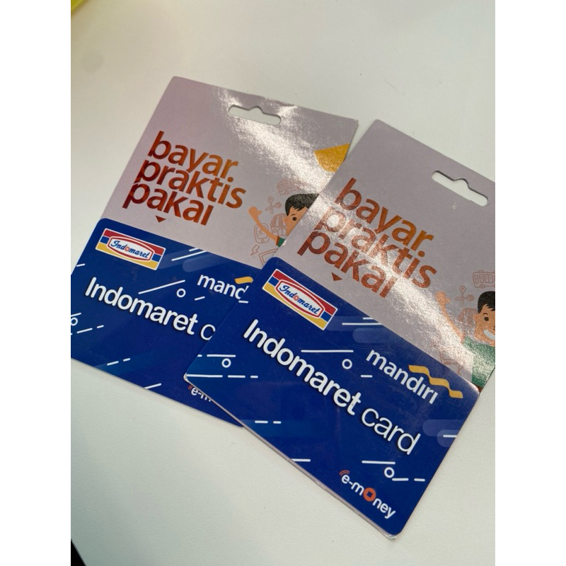 Jual READY STOCK ! E-money Mandiri Indomaret Card, tersedia hanya 2pcs ...